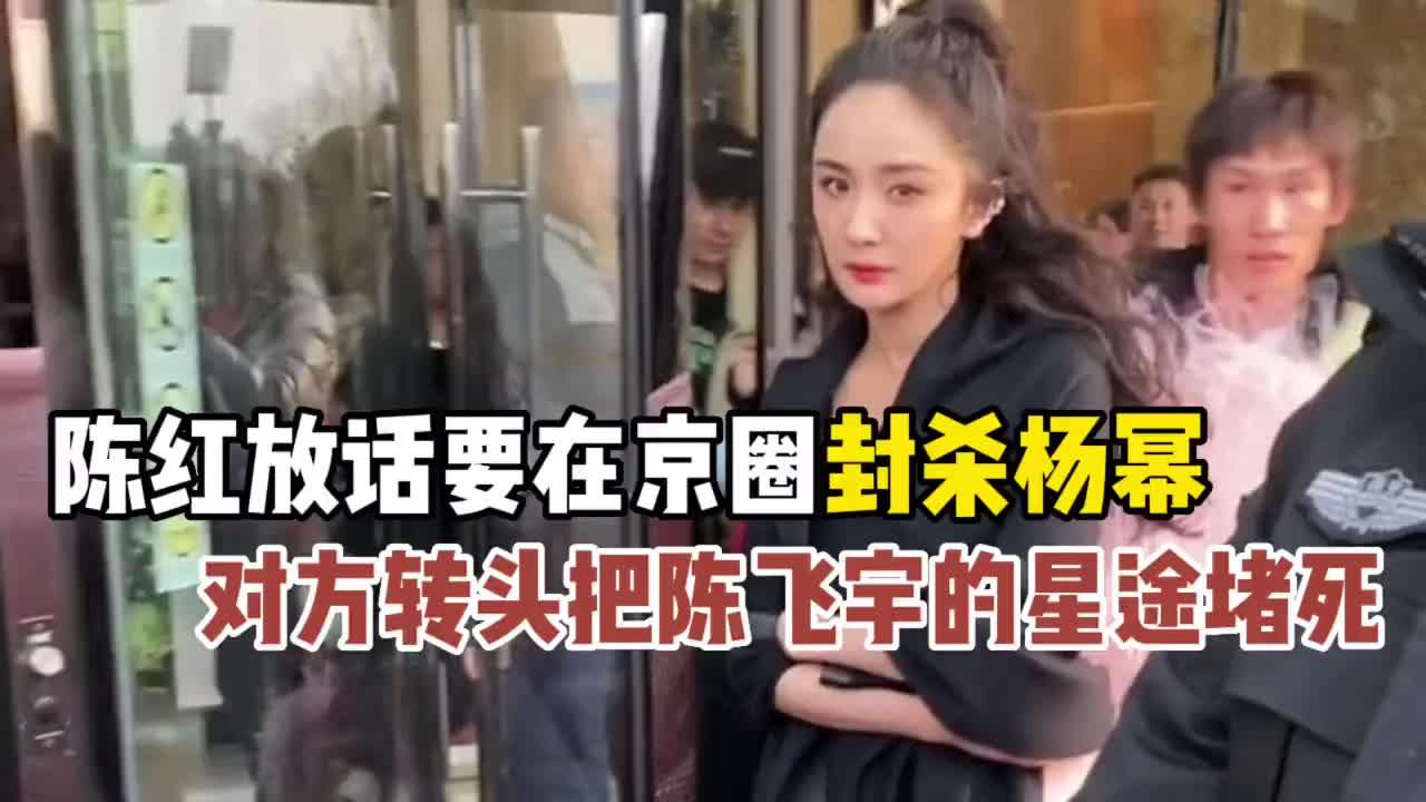 杨幂有多记仇?被陈红一脚踢出“京圈”后,转头扼杀陈飞宇的星途