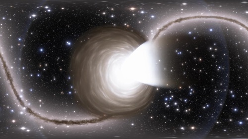 宇宙深处惊现巨型黑洞银河系危机?仙女座星系正在无声逼近一场吞噬