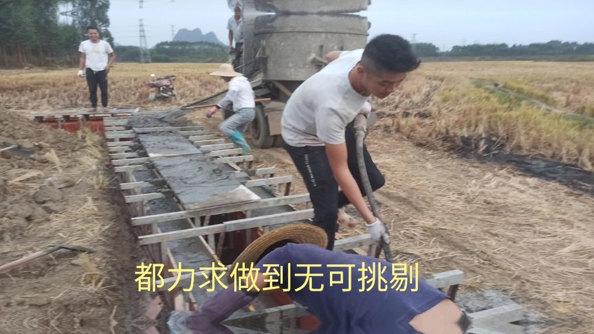 高标准农田项目建设施工过程