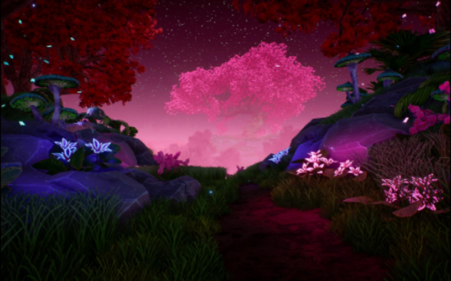 白嫖 第23期 UE4 卡通奇幻魔法森林场景分享