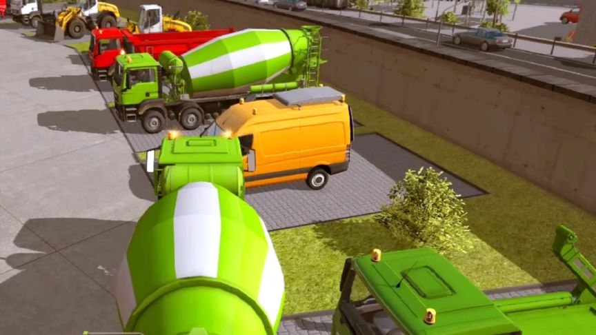 搅拌车当导游认识左右方向,工程车动画片大全,儿童益智动画片