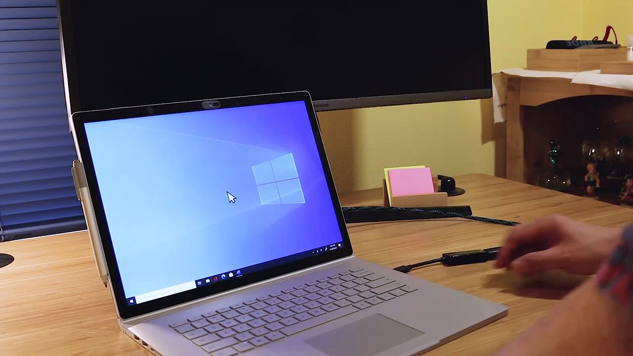 笔记本投屏到显示器