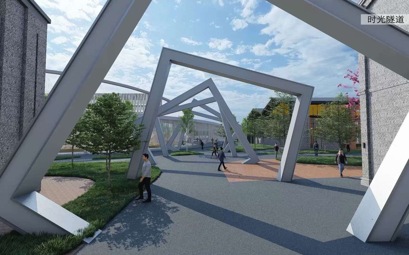 20200913_西安国营第一钟表机械厂改造概念方案设计lumion漫游动画