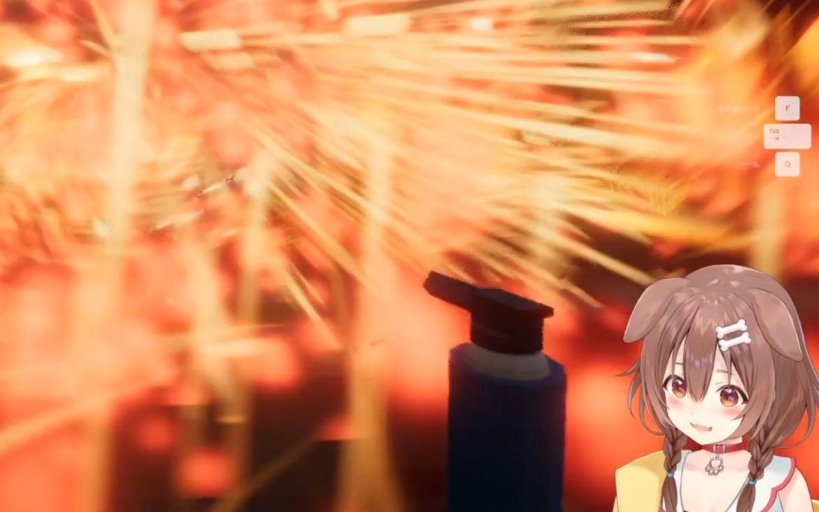 【戌神ころね】玩烟花模拟器结果把电脑炸了的面包狗