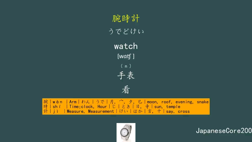 最常用的2000个日语单词之第200个