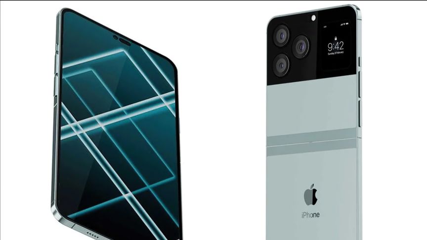 苹果首款折叠屏手机,设计类似华为pocket,辅助屏是亮点!