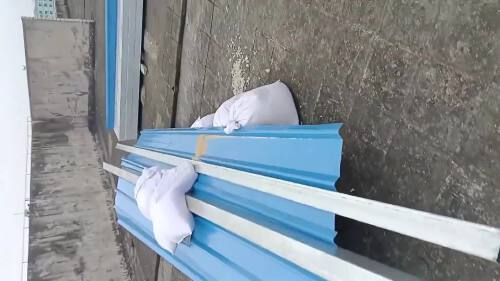 楼顶搭建铁皮房安装空压机纯水机干燥机调试完成!