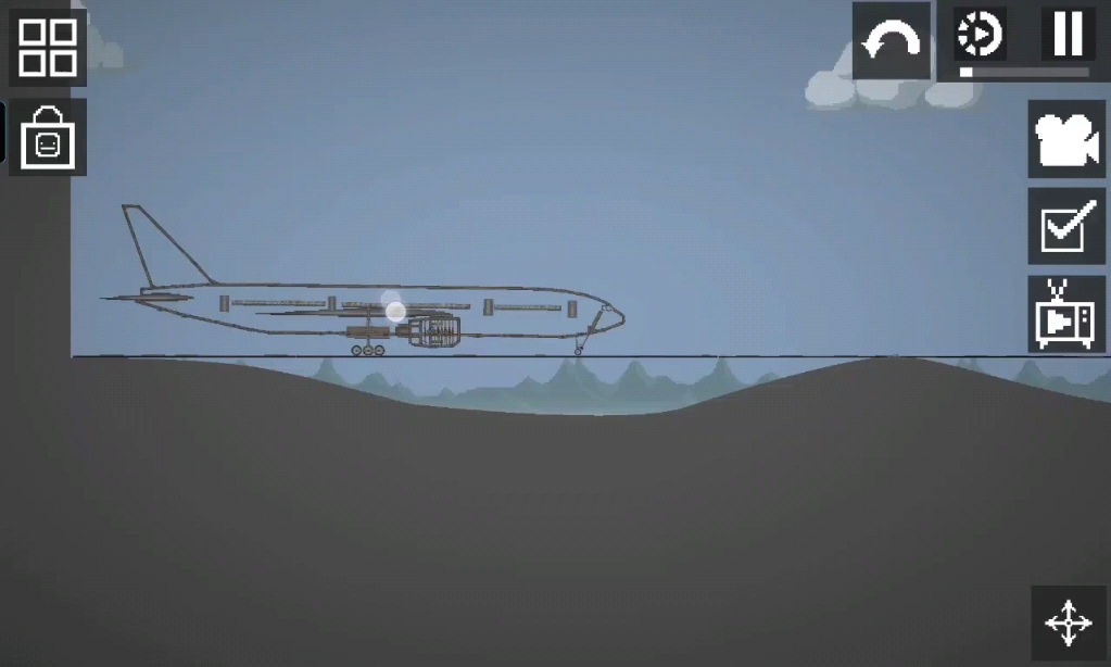 零白09号10式的飞机_航天模拟器_演示