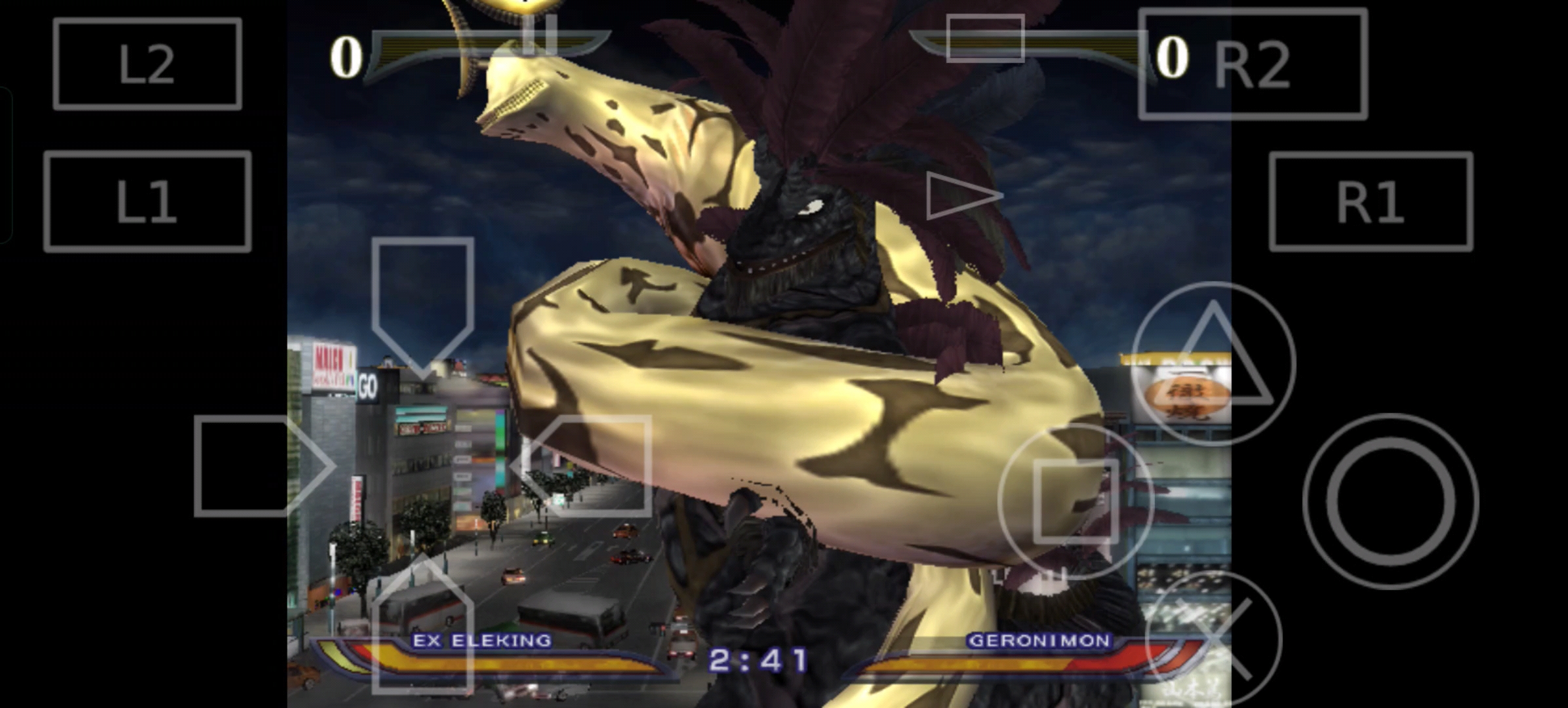 以太PS2模拟器安卓版奥特曼格斗进化重生EX艾雷王暴揍怪兽酋长