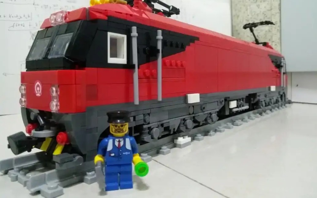 【MOC速看】乐高火车moc 中国铁路HXD3D型准高速电力机车
