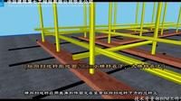BIM动画教学,落地式脚手架施工工艺做法动画演示!