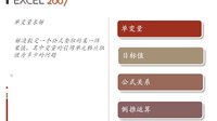 EXCEL单变量求解