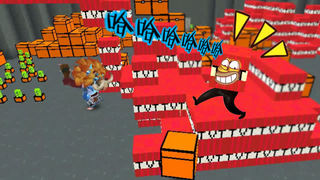 迷你世界变身躲猫猫和野人玩追逐清水躺赢