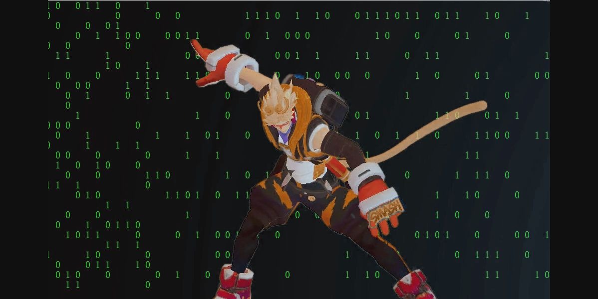 用全息碎影+自写代码雨演绎《Monody》