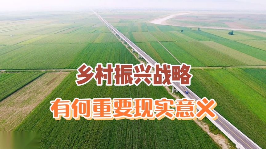 乡村振兴战略,有何重要现实意义?