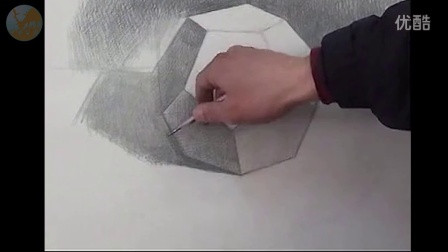 艺术自习室 几何体 五角十二面体 素描入门 素描静物基础