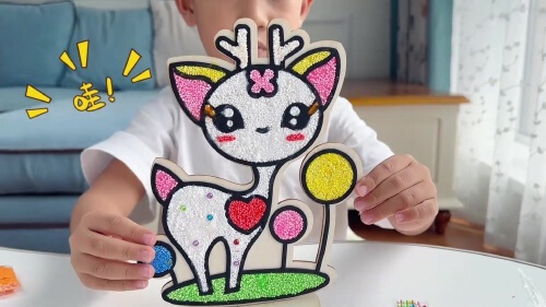 沉浸式雪花泥木版画,孩子一玩就是半天,好玩不粘手,让小朋友自