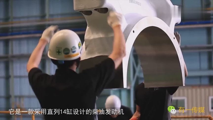 世界最大柴油发动机,6层楼高,一小时喝15000升柴油!