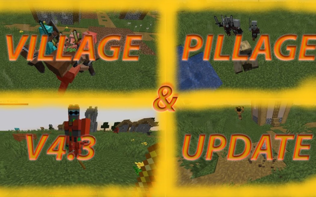 【MOD】战斗村庄与掠夺模组V4.3版本更新预览(Java)