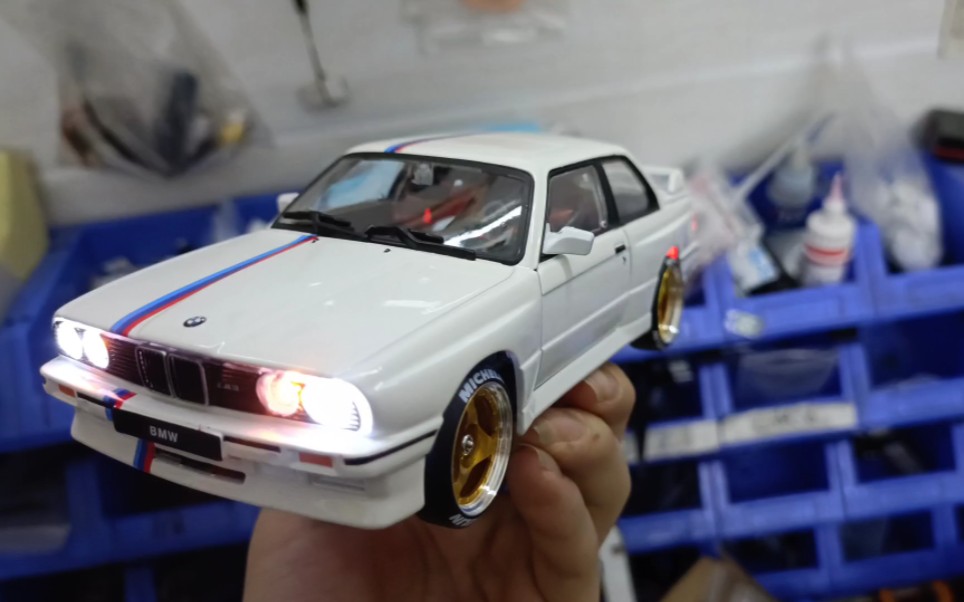 RC漂移宝马M3 1/24四驱电动AWD金属壳遥控模型赛车蚊车MINI-Q8