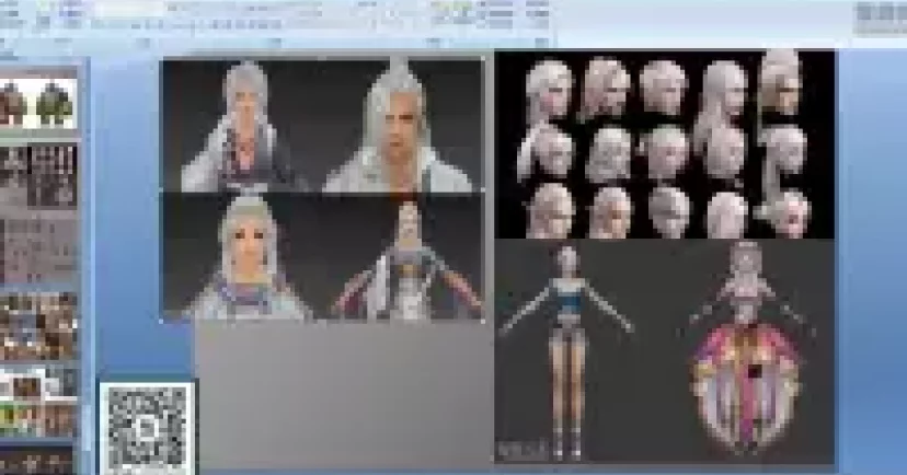 3d游戏模型制作人体模型结构讲解