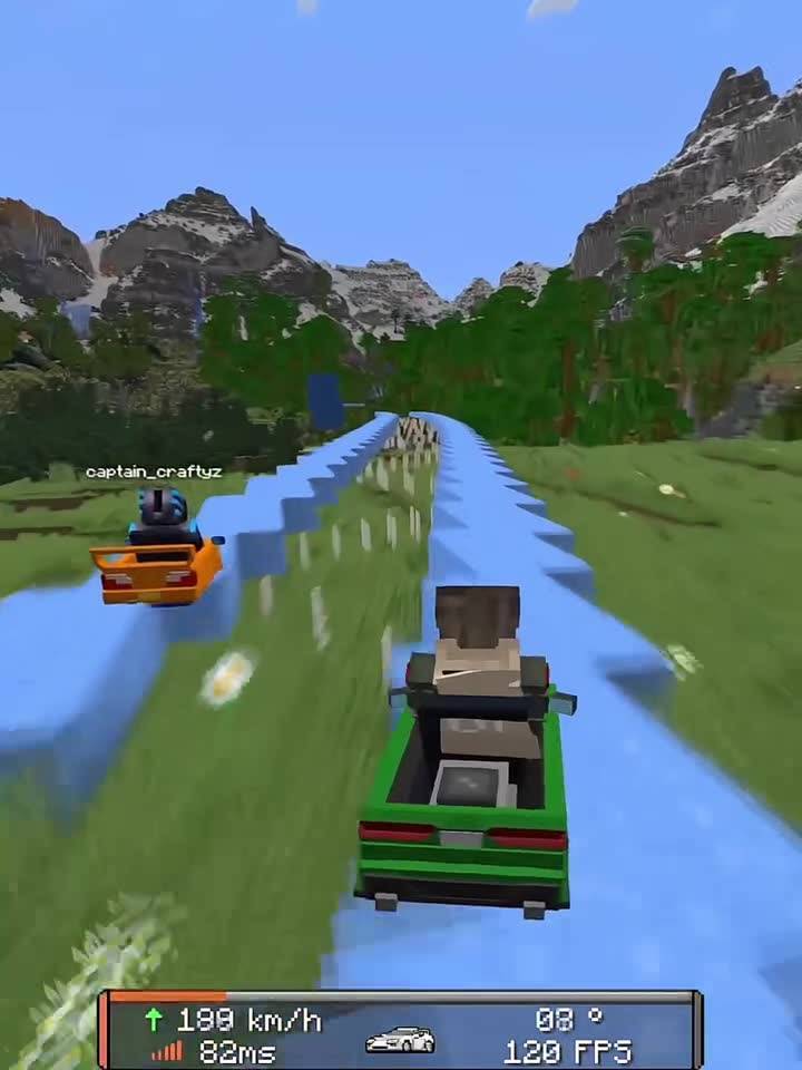 在MC里玩漂移? #我的世界