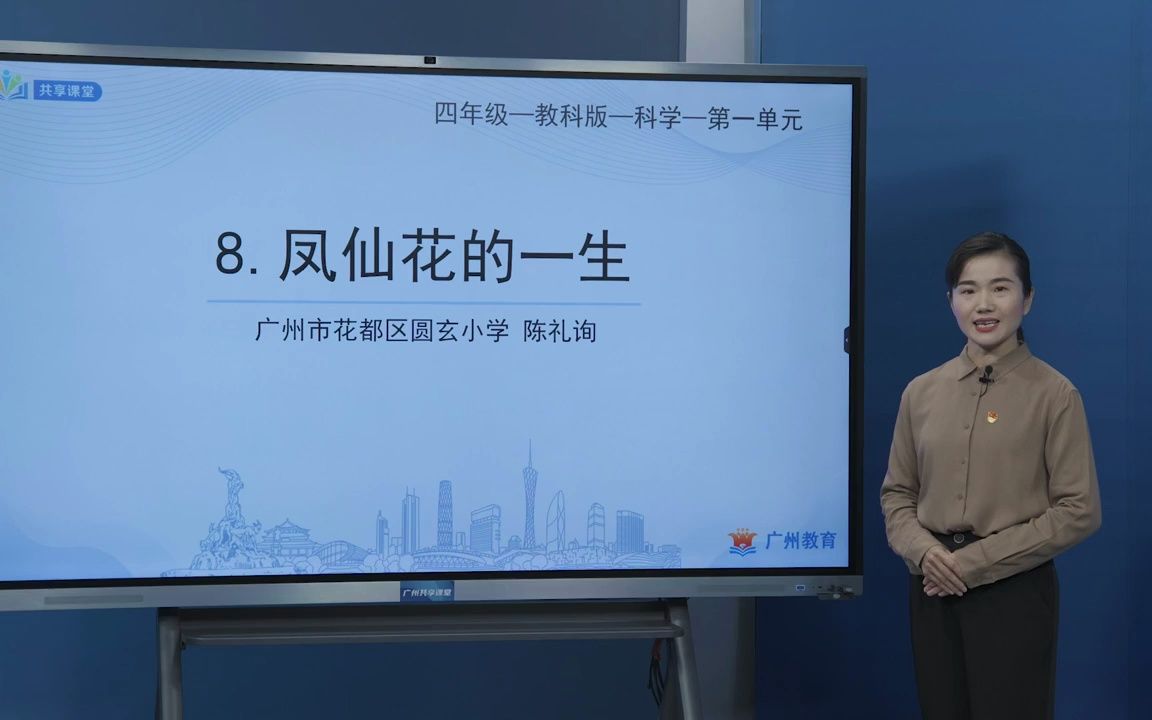 小学科学 四下 8.凤仙花的一生
