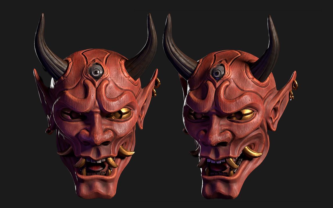 【zbrush雕刻】次世代3D建模 从模型到渲染 zbrush模型雕刻,高低模...