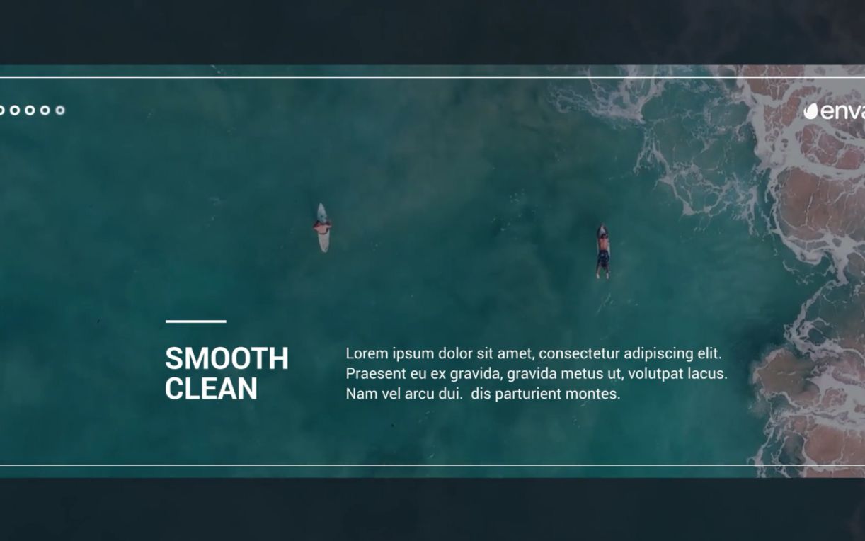 AE模板-简洁视频幻灯片展示片头宣传片