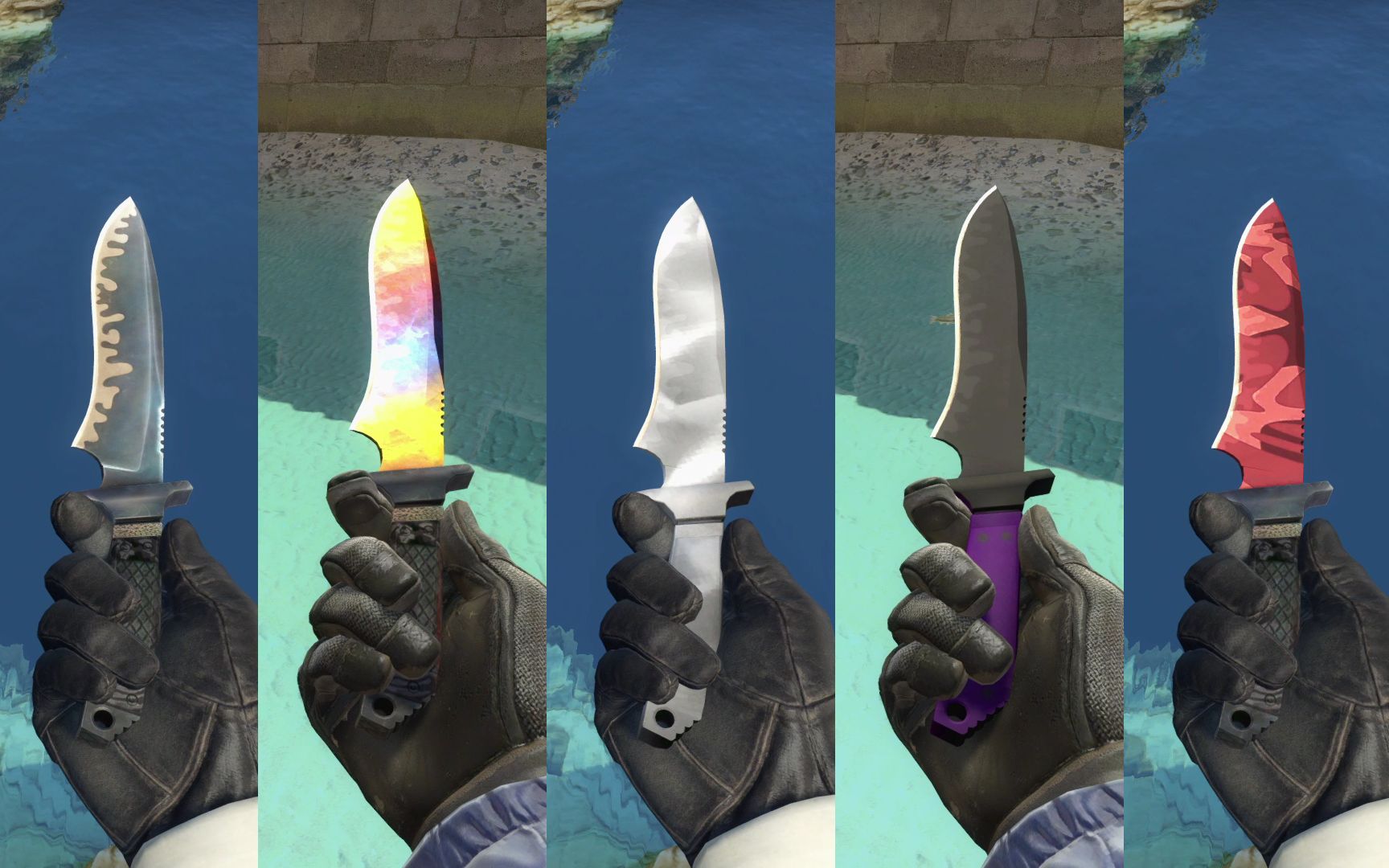 【RushB.net】CSGO海豹短刀皮肤检视