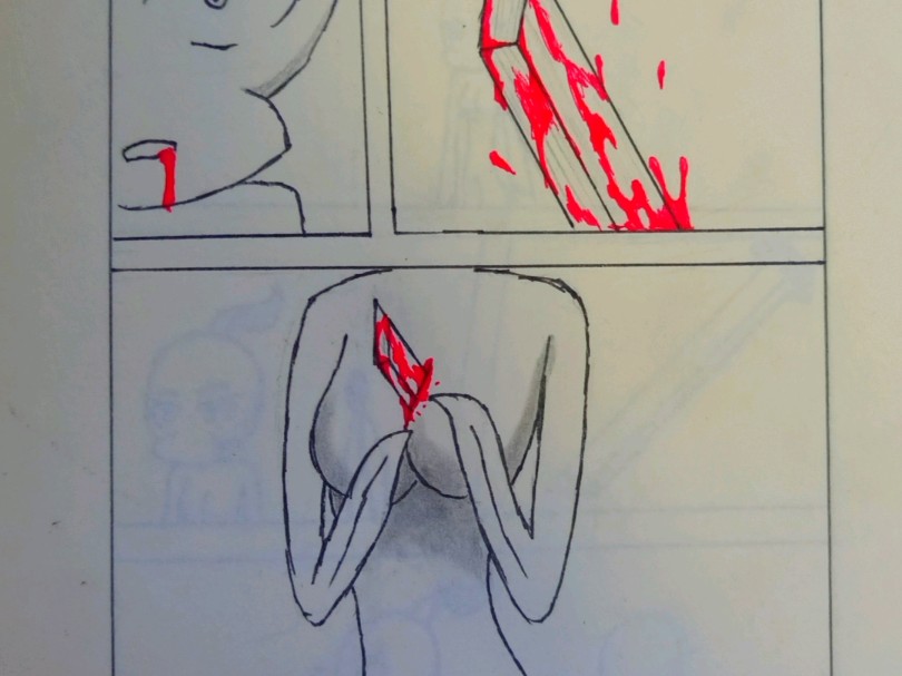 女豌豆射手遇刺身亡(定制漫画1)
