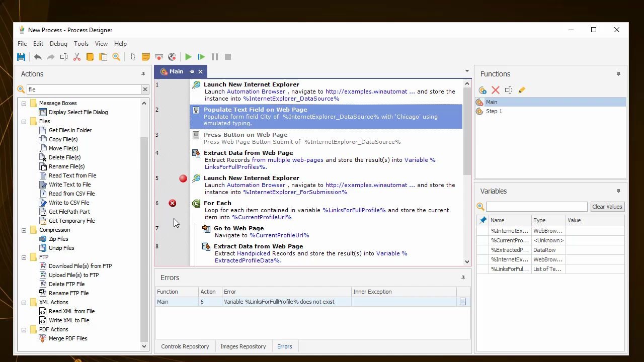 ...视频教程8】WinAutomation Tutorials - The Process Designer [Updated]