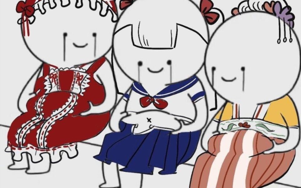 【板绘】jk水手服设计过程(某手绘萌新在ps忘记保存后的所作所为)