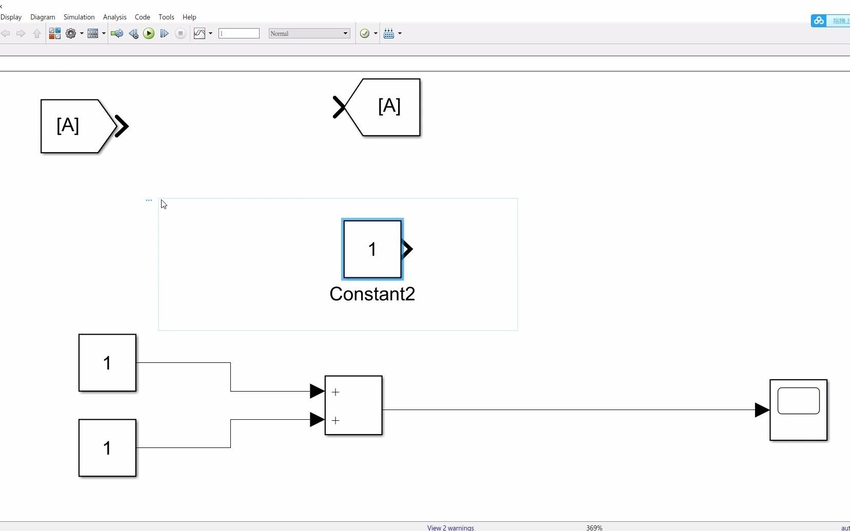 ...呼叫模块,创建subsystem,利用from、goto系统简化模型,增加研究效率