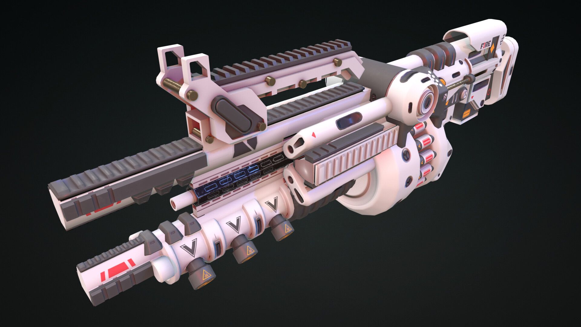 【Maya枪械建模】从0开始教你制作一把枪械模型,次世代武器建模教程