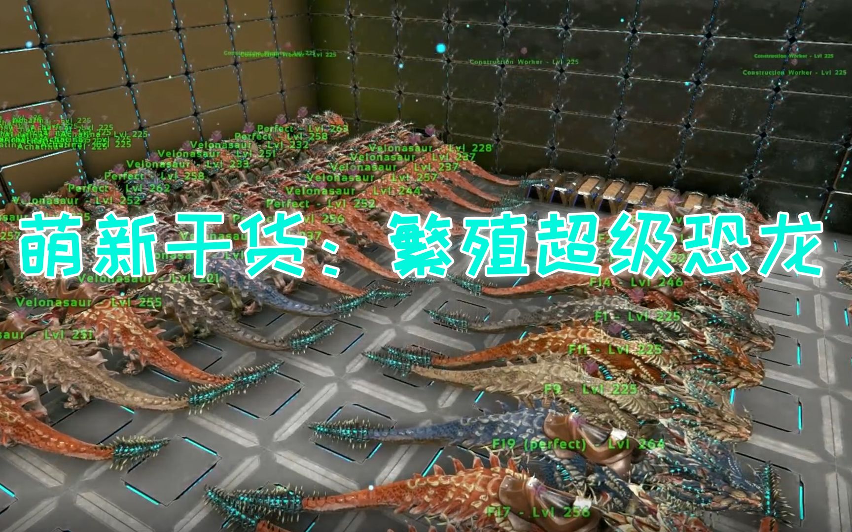 方舟生存进化萌新干货:如何繁殖超级恐龙(已翻译)