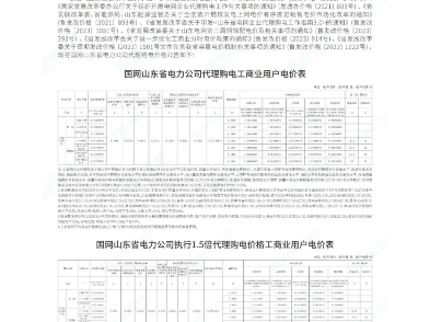 全国各地2024年11月电网企业代理购电价格公布!
