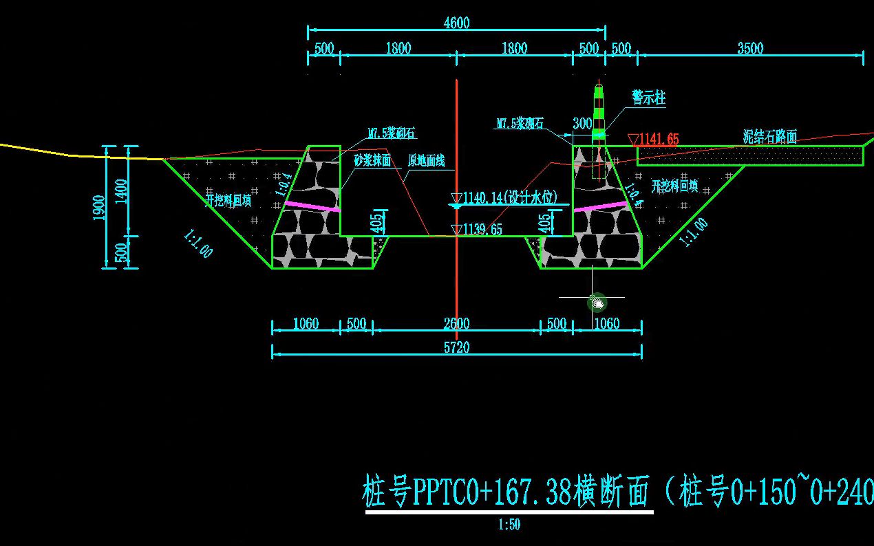 断面法计算渠道土方,够快够简单!