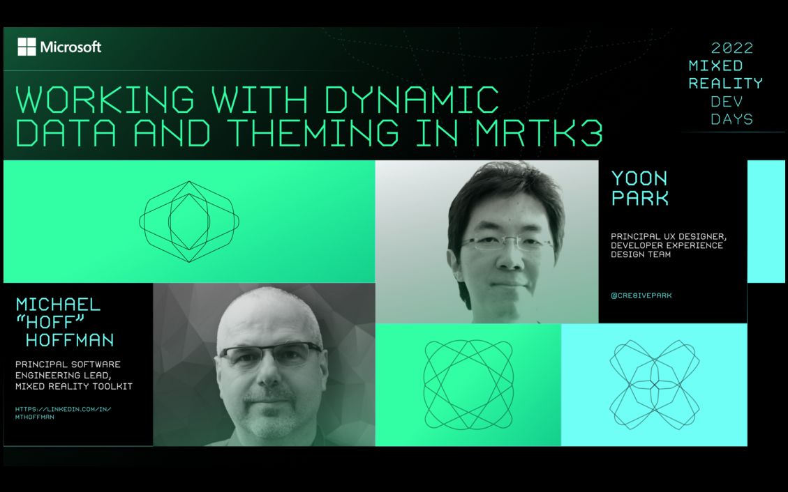 【搬运】Working with Dynamic Data and Theming in MRTK3
