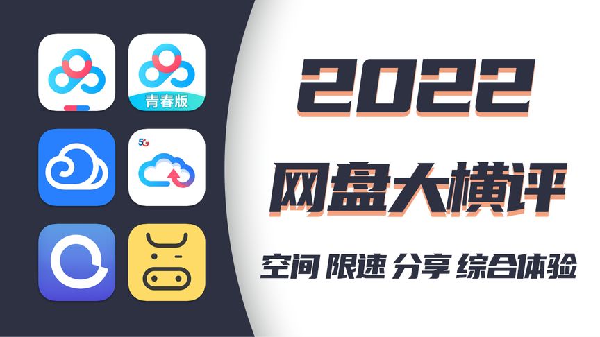 2022年国内主流网盘大横评!是否限速?是否实惠?综合体验如何?