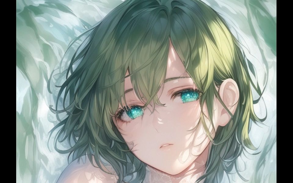 【AI绘画】蕾丝,水面,美少女