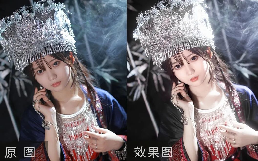 Photoshop CC 2019视频教程-苗疆少女后期 - 调色美白教程