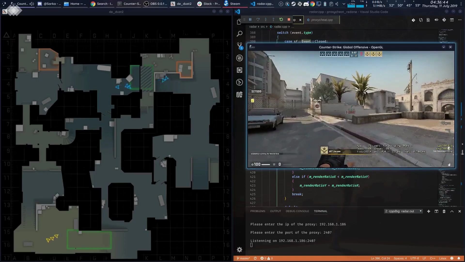 CS:GO 网络劫持抓包解析的证据 UDP包嗅探 国外开发者演示硬件...
