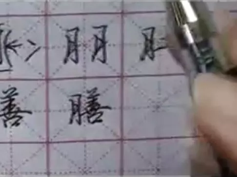 田英章硬笔行书技法—第15集_标清