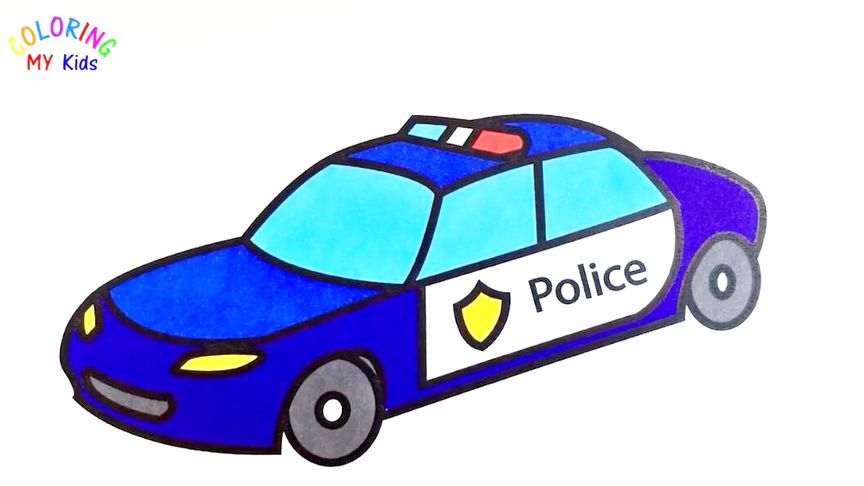 儿童早教绘画教程,教孩子们如何绘制一辆小车