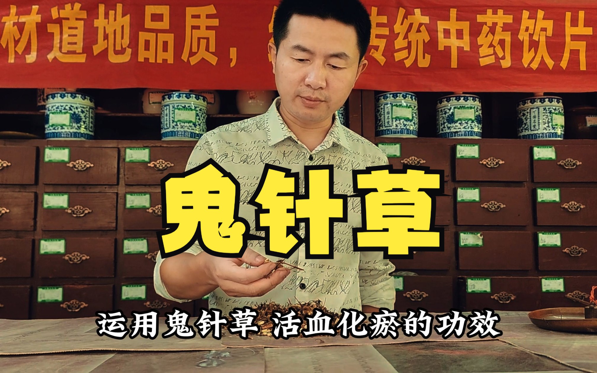 农村常见的中药鬼针草,你知道它的功效与作用吗?