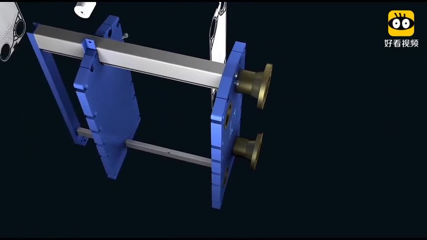 板式换热器 小白入门视频 3D展示原理