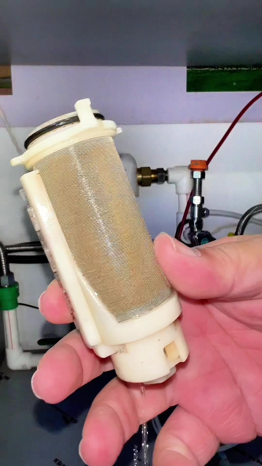 沉浸式体验前置过滤器滤芯清洗过程 #前置过滤器 #滤芯清洗 #前置...