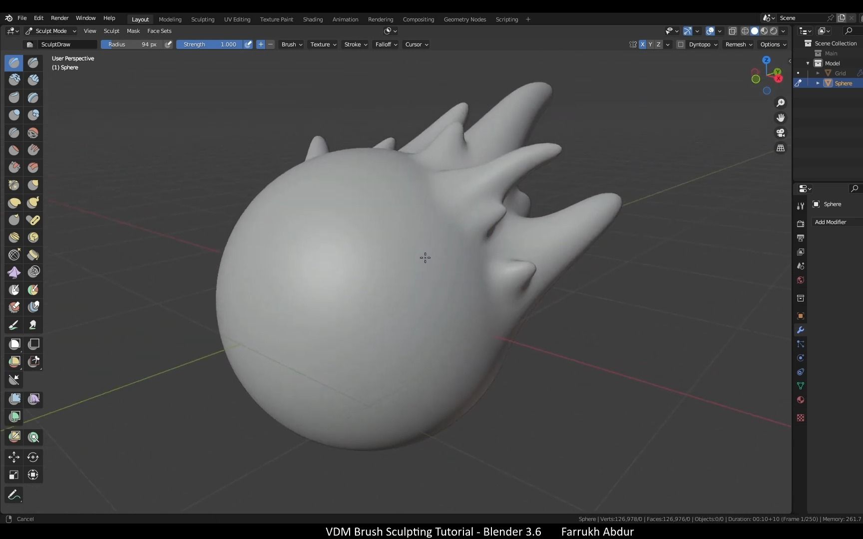 Blender软件VDM雕刻插件VDM Brush Baker教程