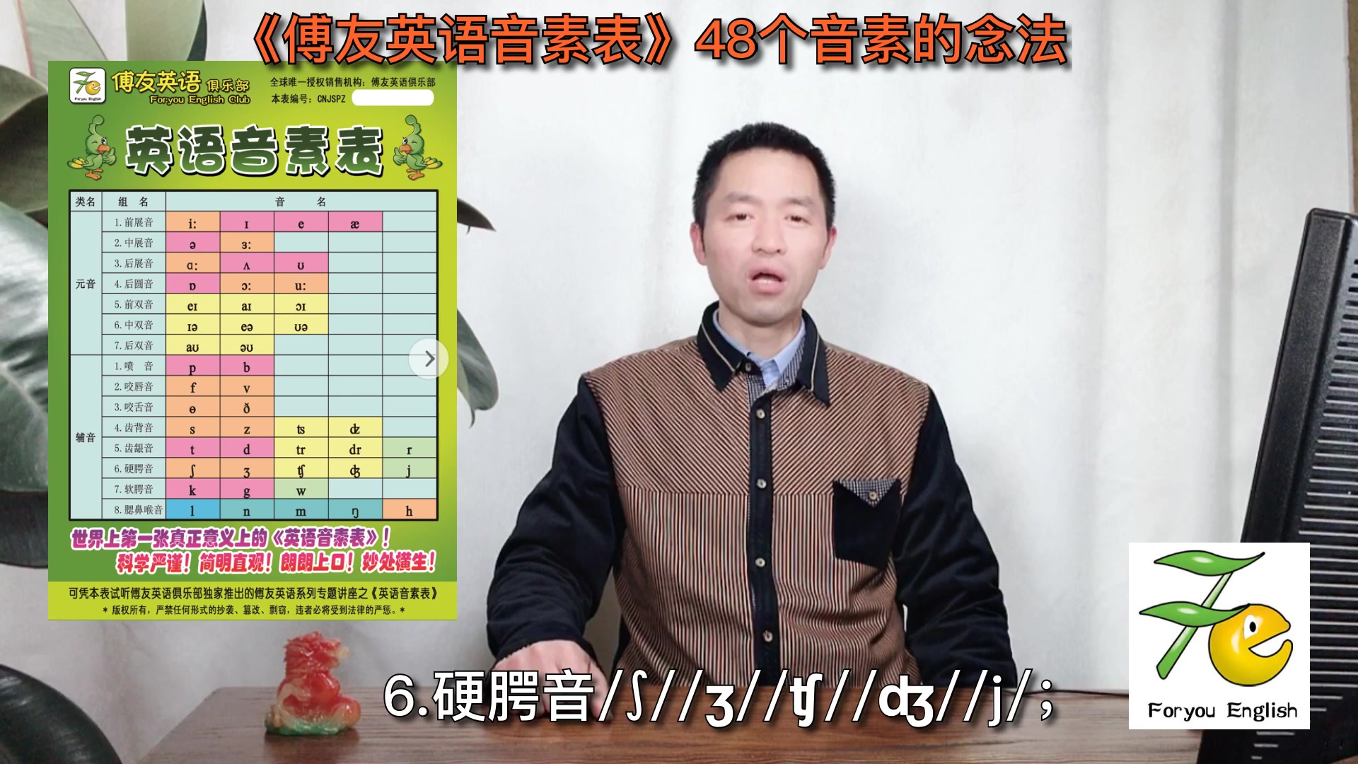 《傅友英语音素表》48个音素的念法